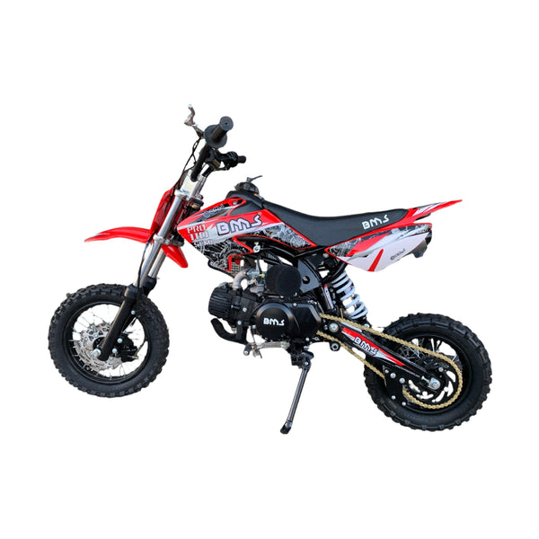 BMS PRO 110cc 4 SPEED MANUAL DIRT BIKE – TurboPowersports.com