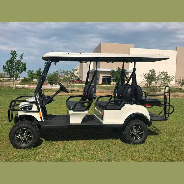 ZIGGY 4+2 LIFTED ELECTRIC 4 KW 6 SEAT GOLF CART – TurboPowersports.com
